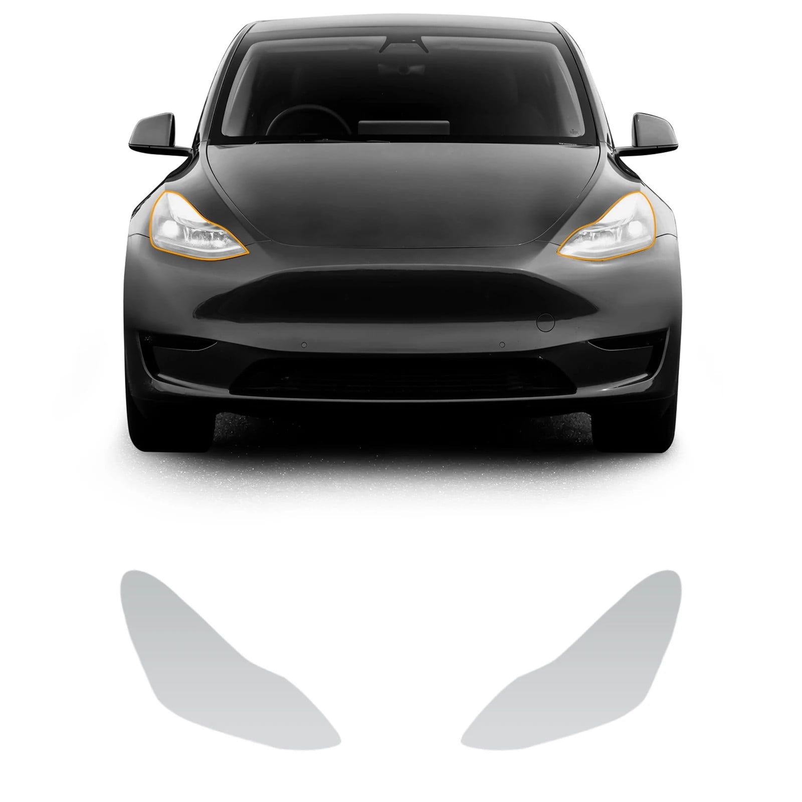 For Tesla Model Y 2020 2021 2022 2023 Lamp Doors B Pillars PPF TPU Car ...