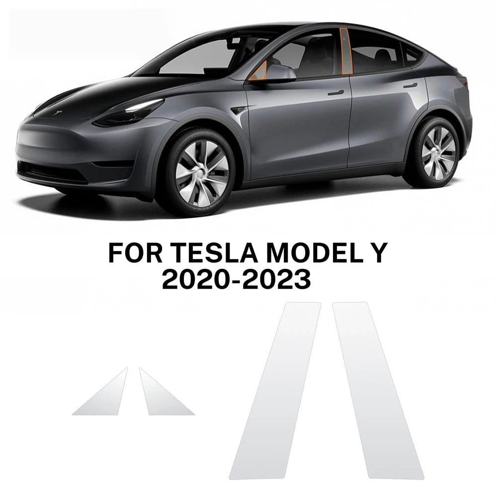 For Tesla Model Y 2020 2021 2022 2023 Lamp Doors B Pillars PPF TPU Car ...