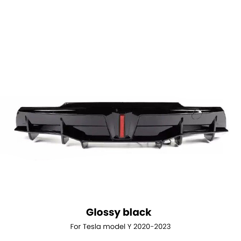 For Tesla Model Y 2020- 2023 Model Y Body Kits Wolf Sport Rear Diffuser ...