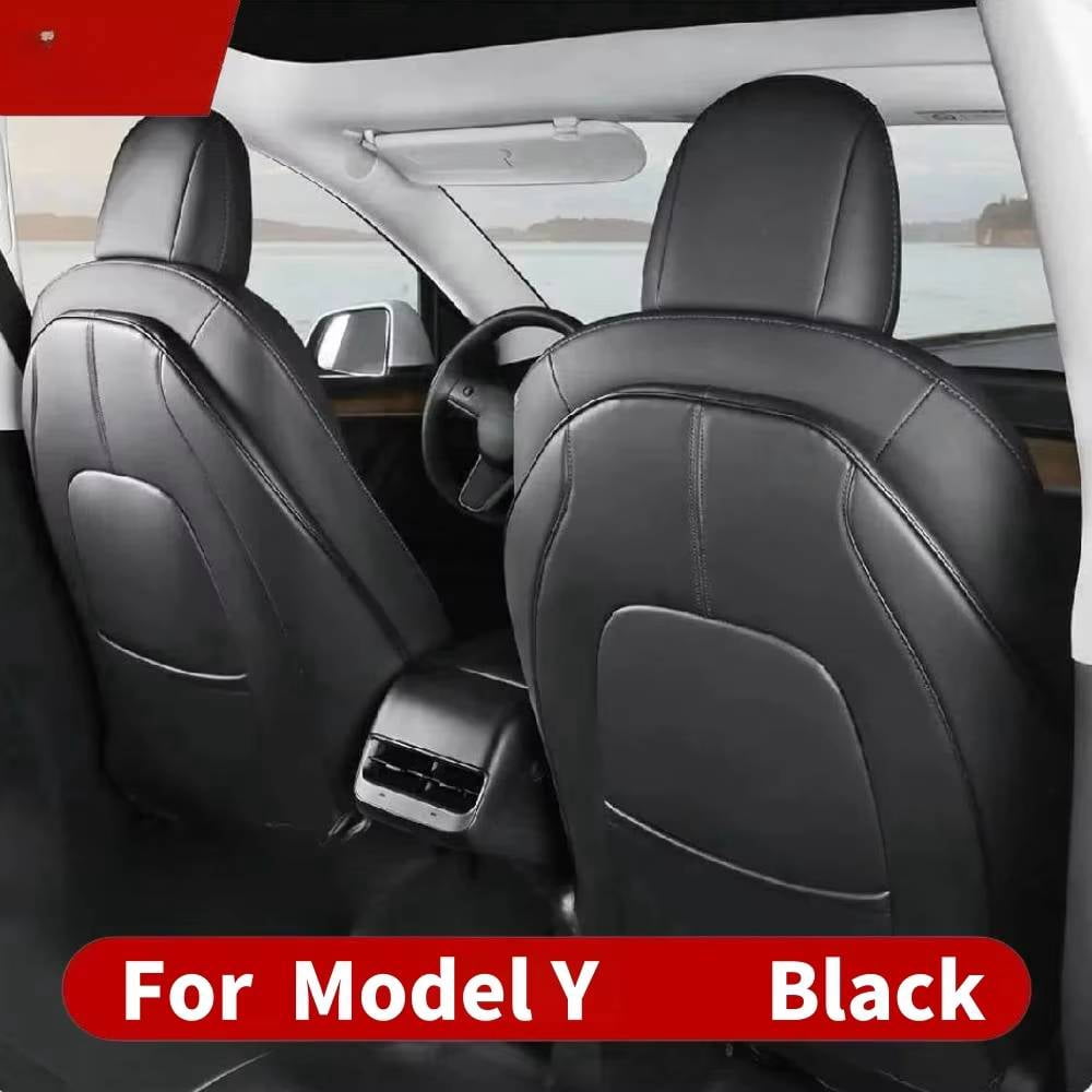 For Tesla Model Y/3 /3 2024 Highland Leather Seat Back Protector, Wear ...
