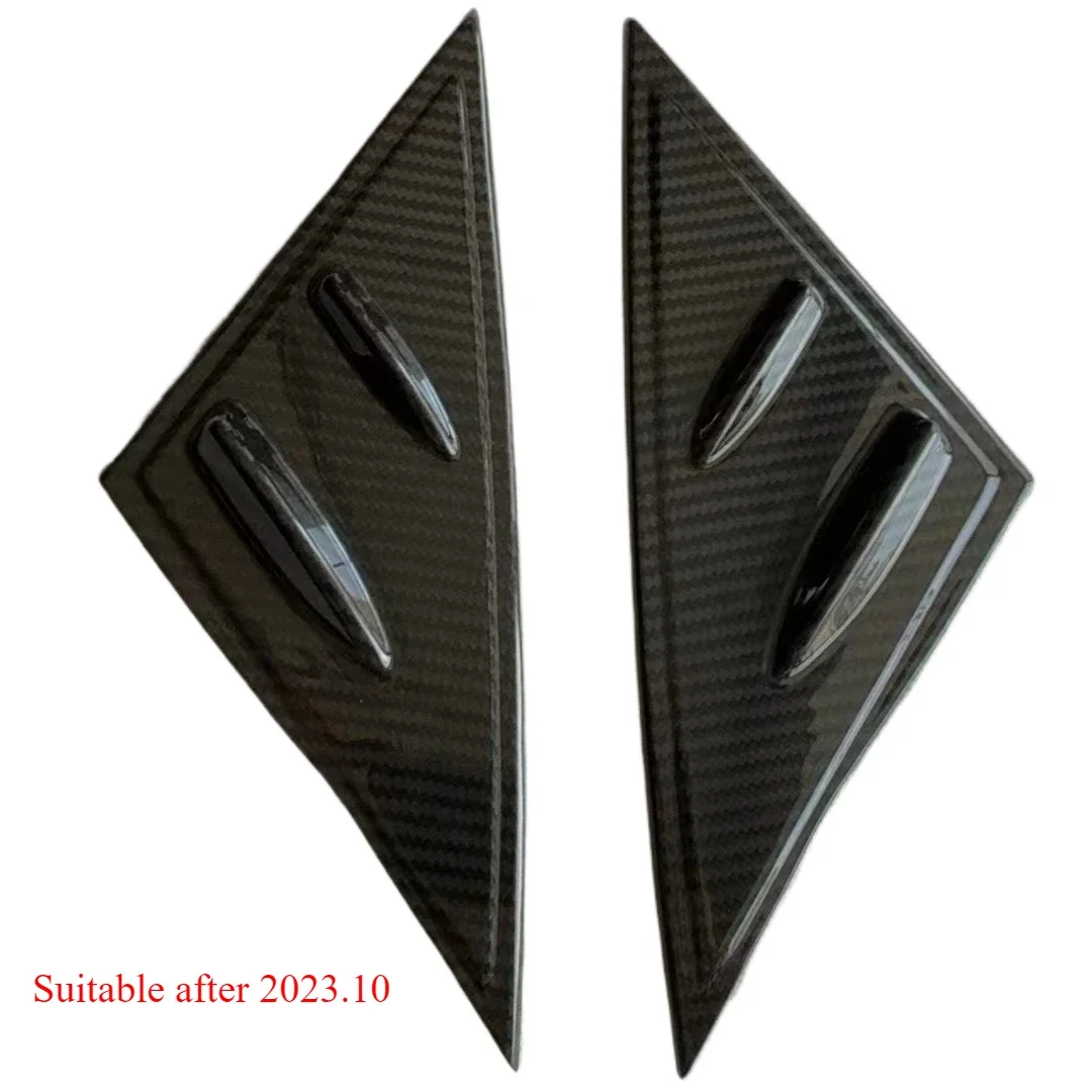 For Tesla Model Y/3/3+ A Pillar Window Triangle 100% Real Carbon Fiber ...