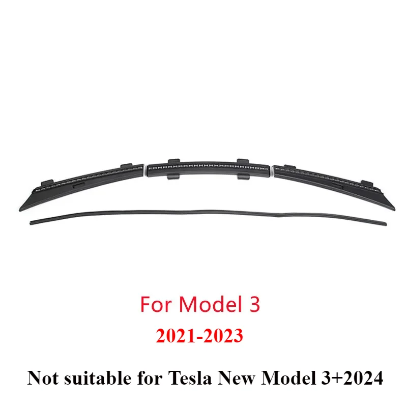 For Tesla Model Y 3 Accessories Front Trunk Hood Water Strip Water Seal ...