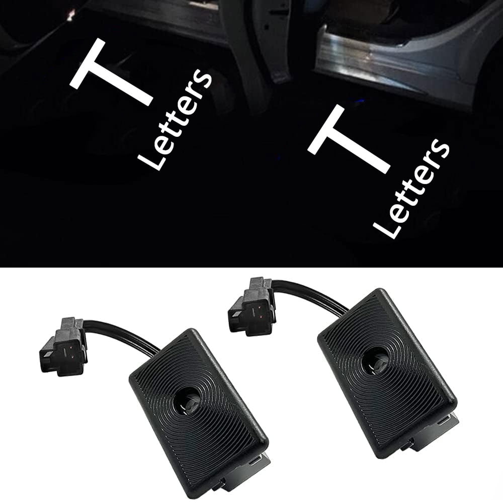 For Tesla Model Y 3 S X Car Door LED Logo Projector puddle lights Ultra ...