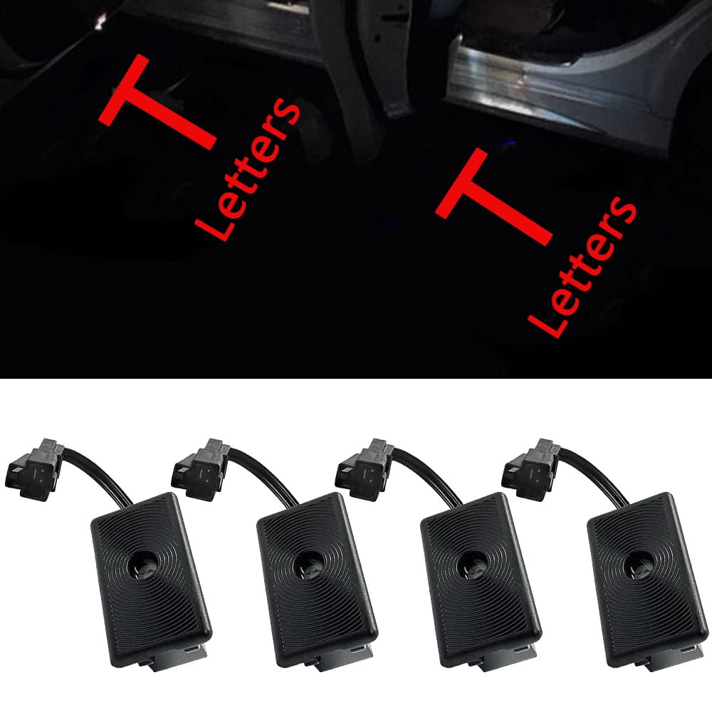 For Tesla Model Y 3 S X Car Door LED Logo Projector puddle lights Ultra ...