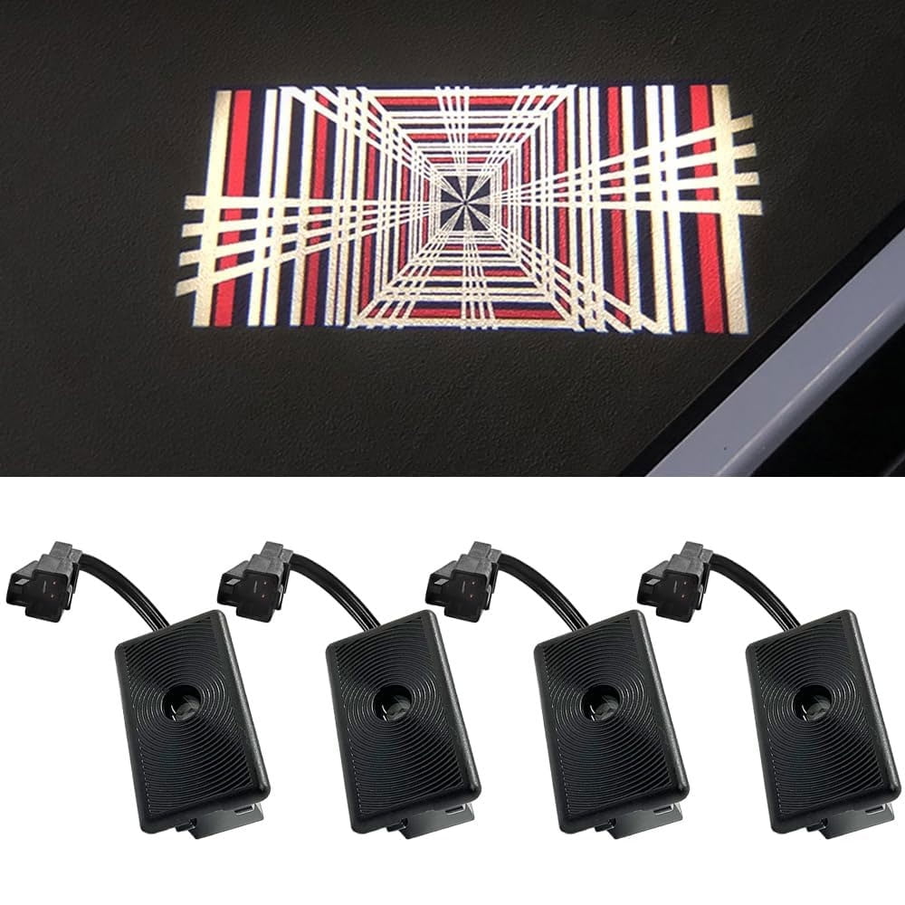 For Tesla Model Y 3 S X Car Door LED Logo Projector puddle lights Ultra ...