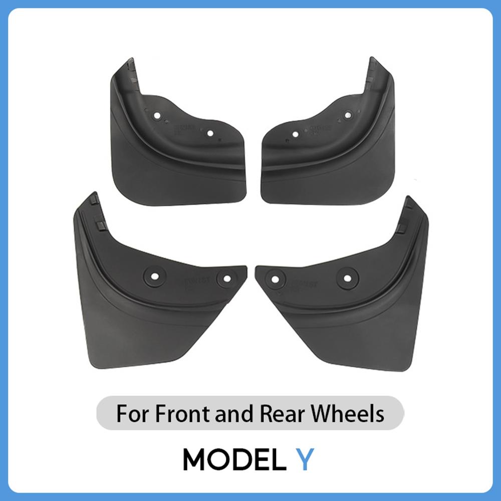 For Tesla Model Y Car Wheel Mud Flaps Splash Guards MudFlaps Front Rear ...