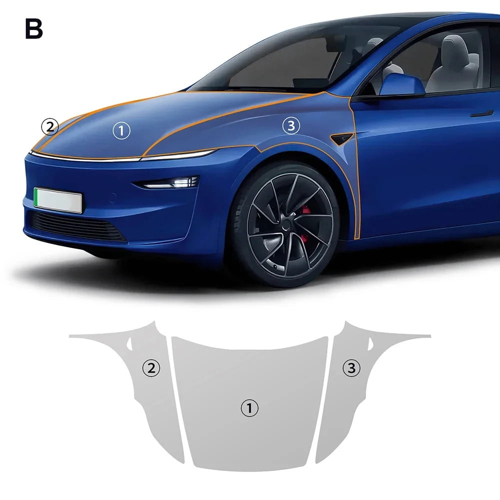 For Tesla Model Y Juniper 2025 2026 Paint Protection Film Self-Healing ...