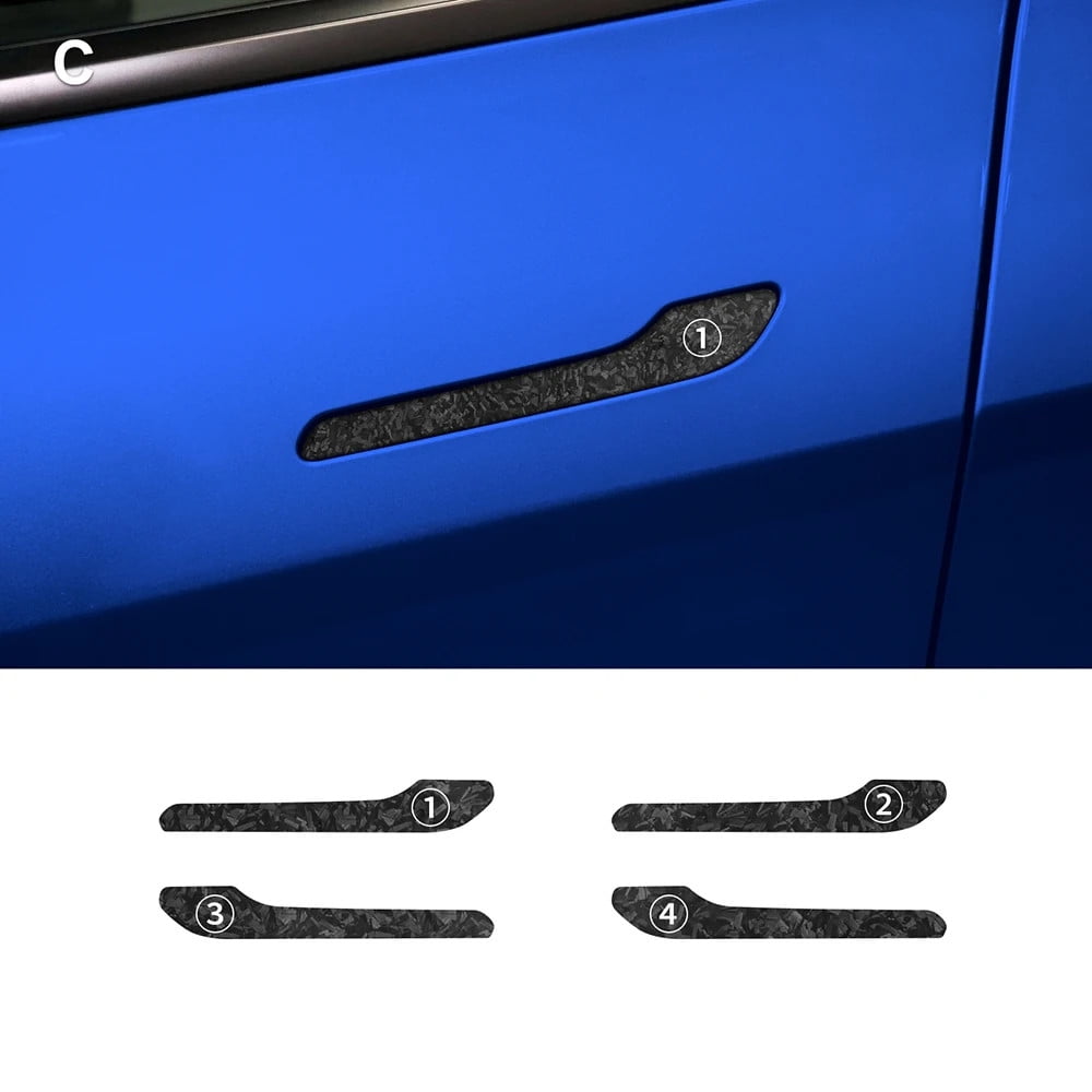 For Tesla Model Y Juniper Modely 2025 2026 Carbon Fiber Pattern Car B ...