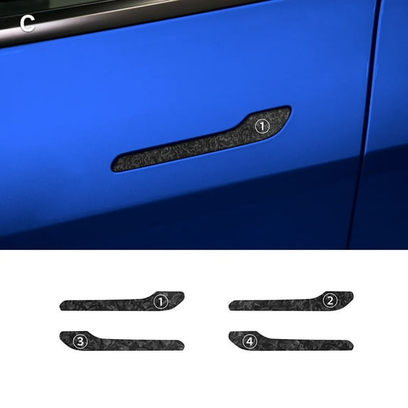 For Tesla Model Y Juniper Modely 2025 2026 Carbon Fiber Pattern Car B ...
