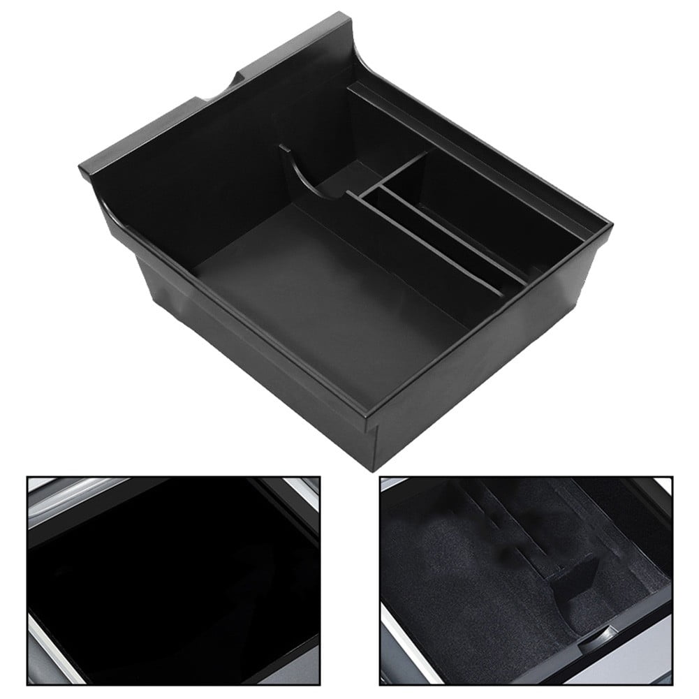 For Tesla model 3/Y new central control storage box armrest box storage ...