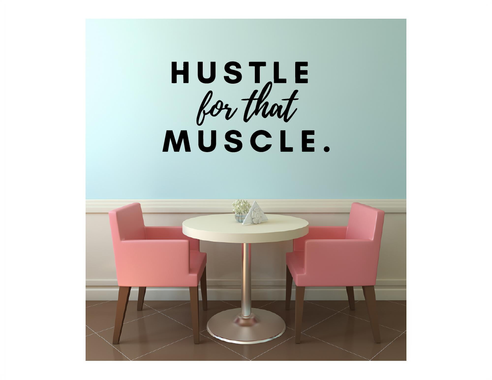 For That Muscle Hustle Quote Fitness Workout Success Motivation Quotes ...