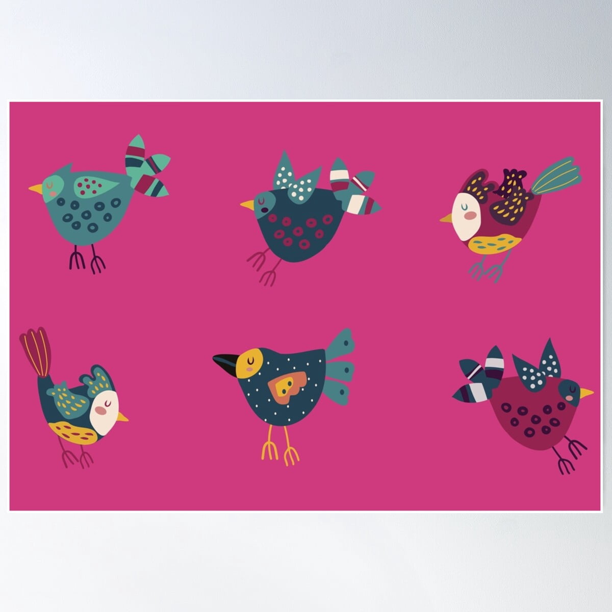 For The Birds-2.0-Sticker Pack And Merch-Cute Illustrated Birdies ...