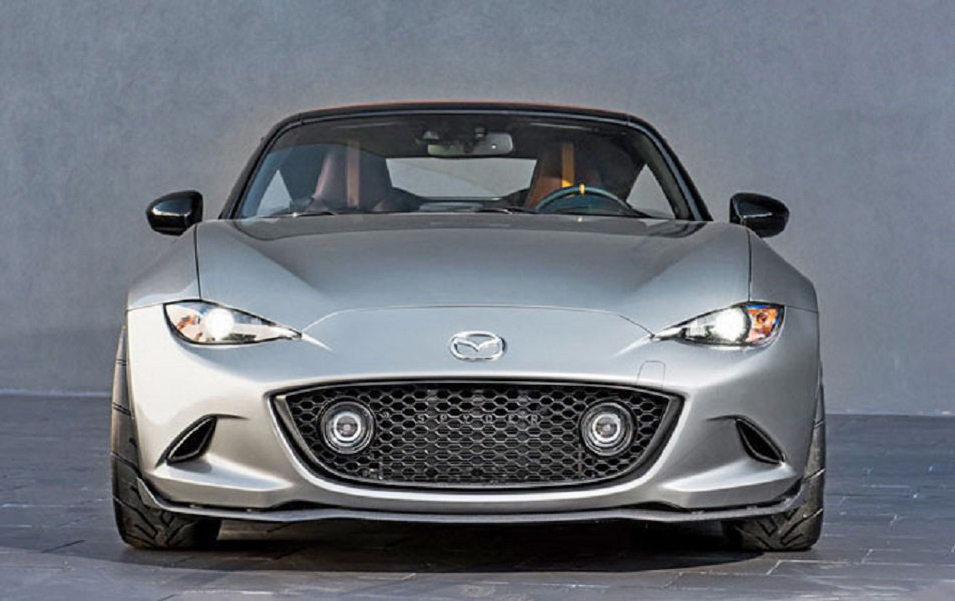 For The Grille LED Halo Angel Eye Driving Fog Lights For Mazda MX-5 ...