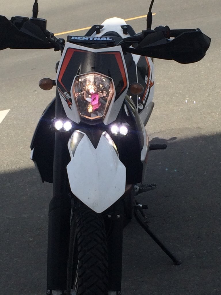 For The KTM Enduro 6000K LED Auxiliary Flood Lamps Lights Kit - Walmart.com