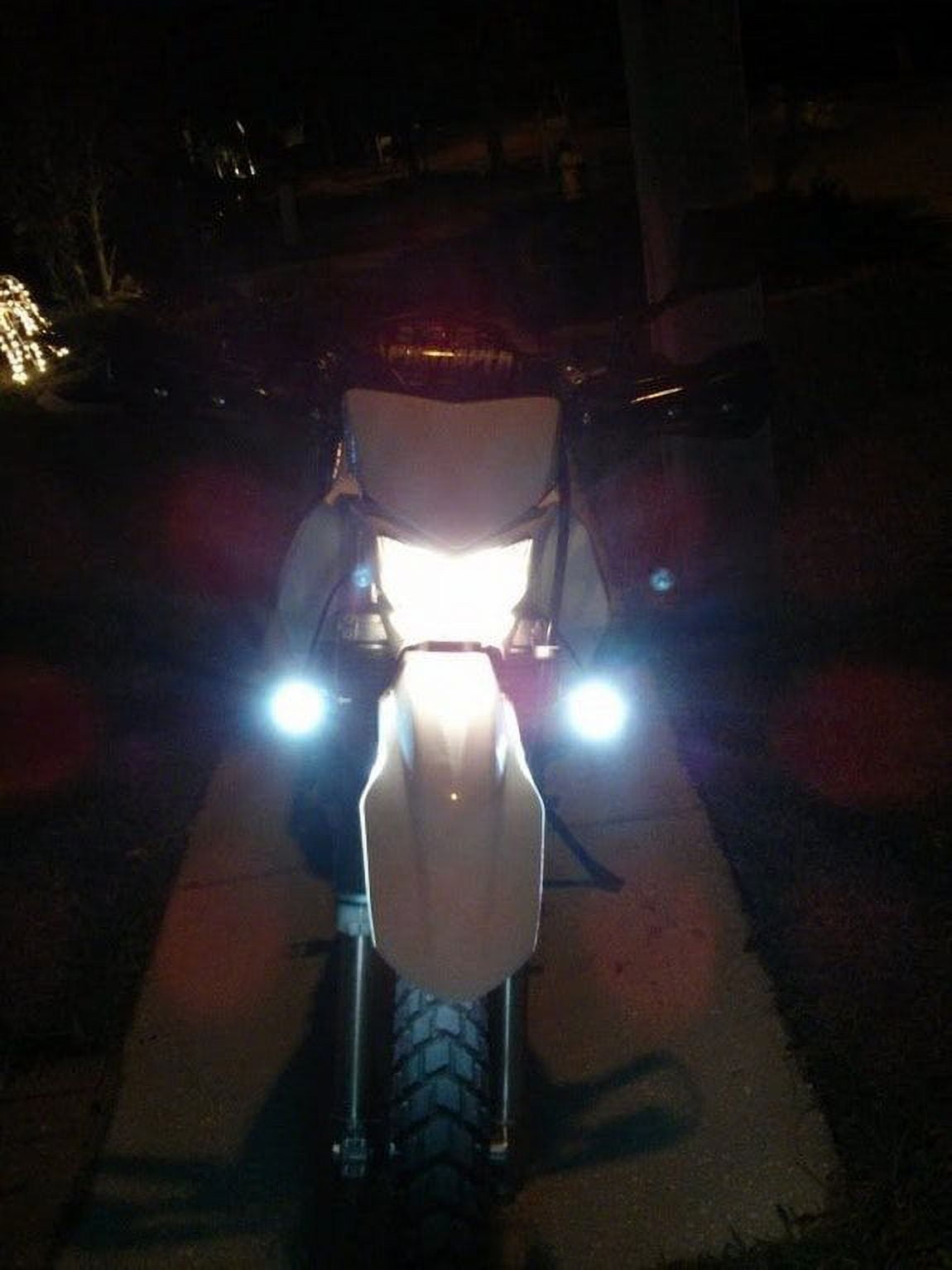 For The Kawasaki KLX250 KLR650 Auxiliary 6000K LED Lamps Lights KLX 250 ...