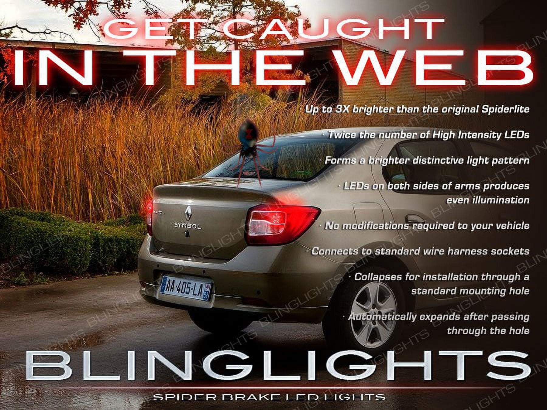 For The Renault Symbol Custom LED Tail Lamps Light Bulbs Pair Upgrade ...