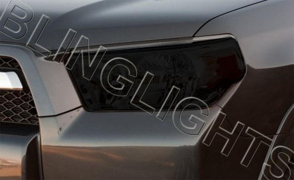 For The Toyota 4Runner Tinted Head Lamp Light Overlay Kit Smoked Film ...