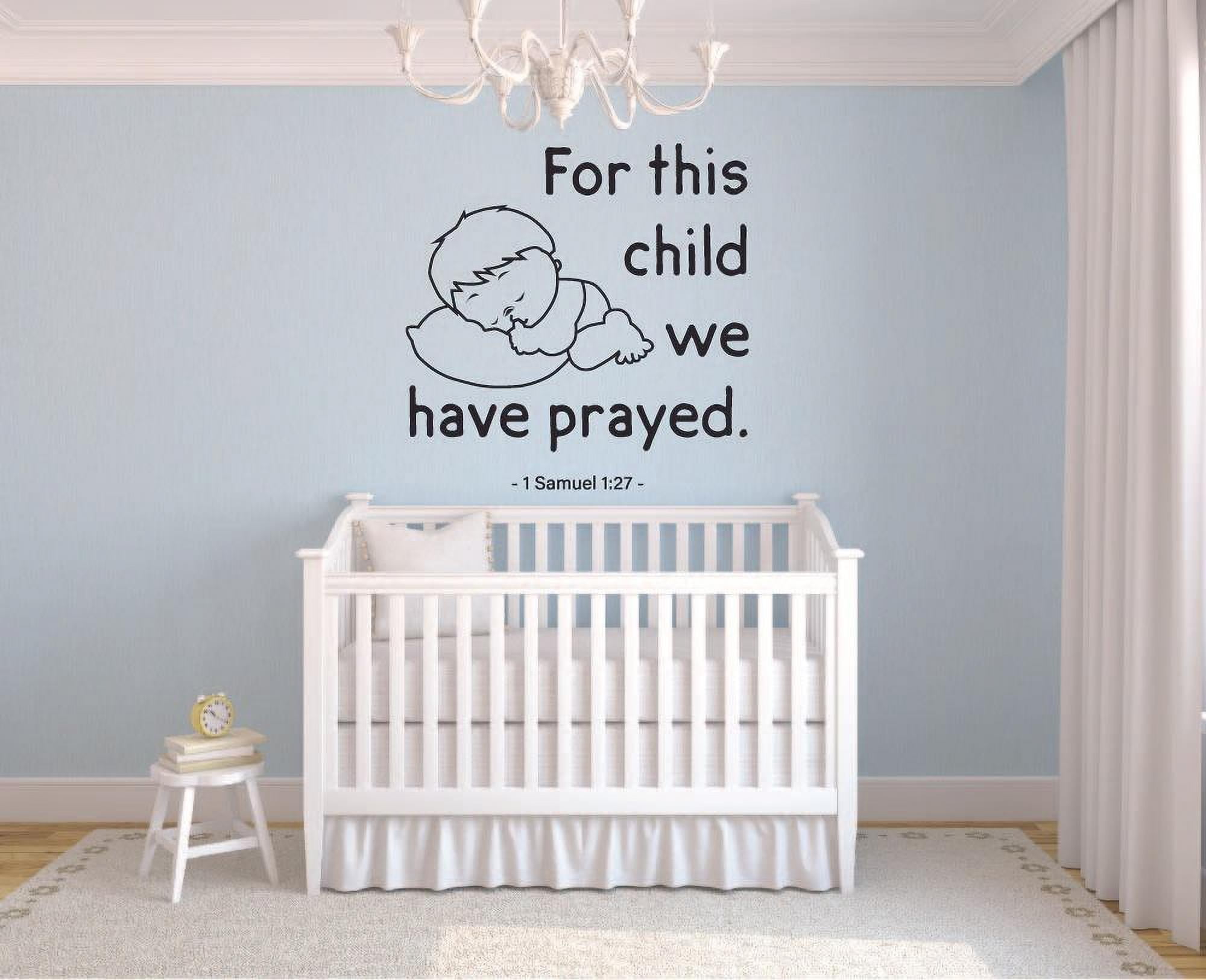 For This Child 1 Samuel 1:27 Bible Verse Religious Religion Christ ...