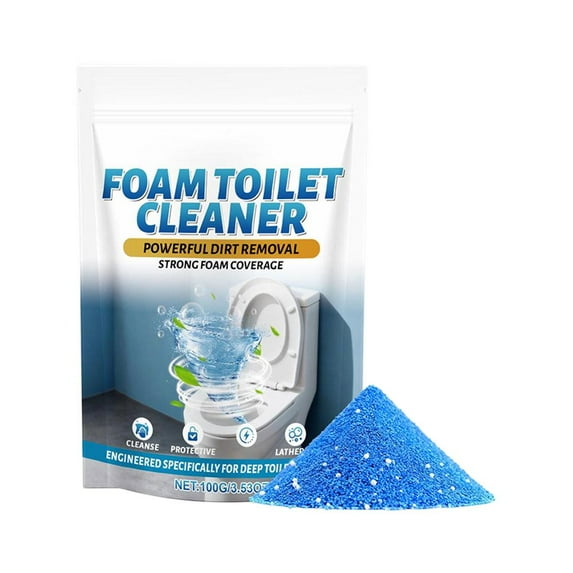 For Toilet Bowl Cleaner Powder Deep Dissolve Stubborn Stains Limescale ...