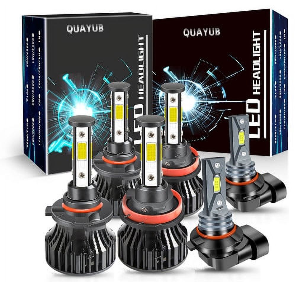 Turbo SII 2pcs 4” High/Low Fog Led Lights Angel Eyes D030-2 - Walmart.com