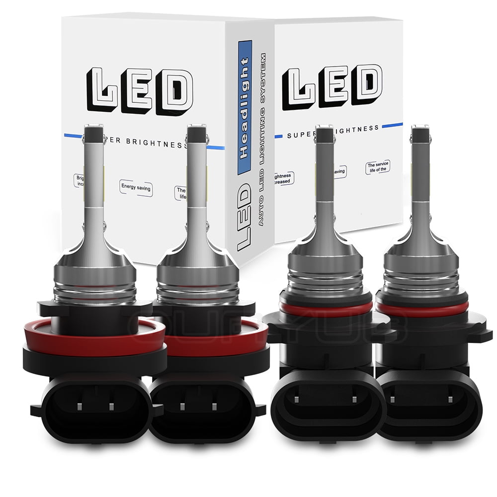 For Toyota 4Runner 2010 2011-2020 - 4x Combo LED Headlights High Low ...