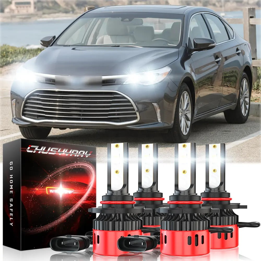 For Toyota Avalon 2013 2014-2018 Combo 4X 9005 LED Headlights High Low ...