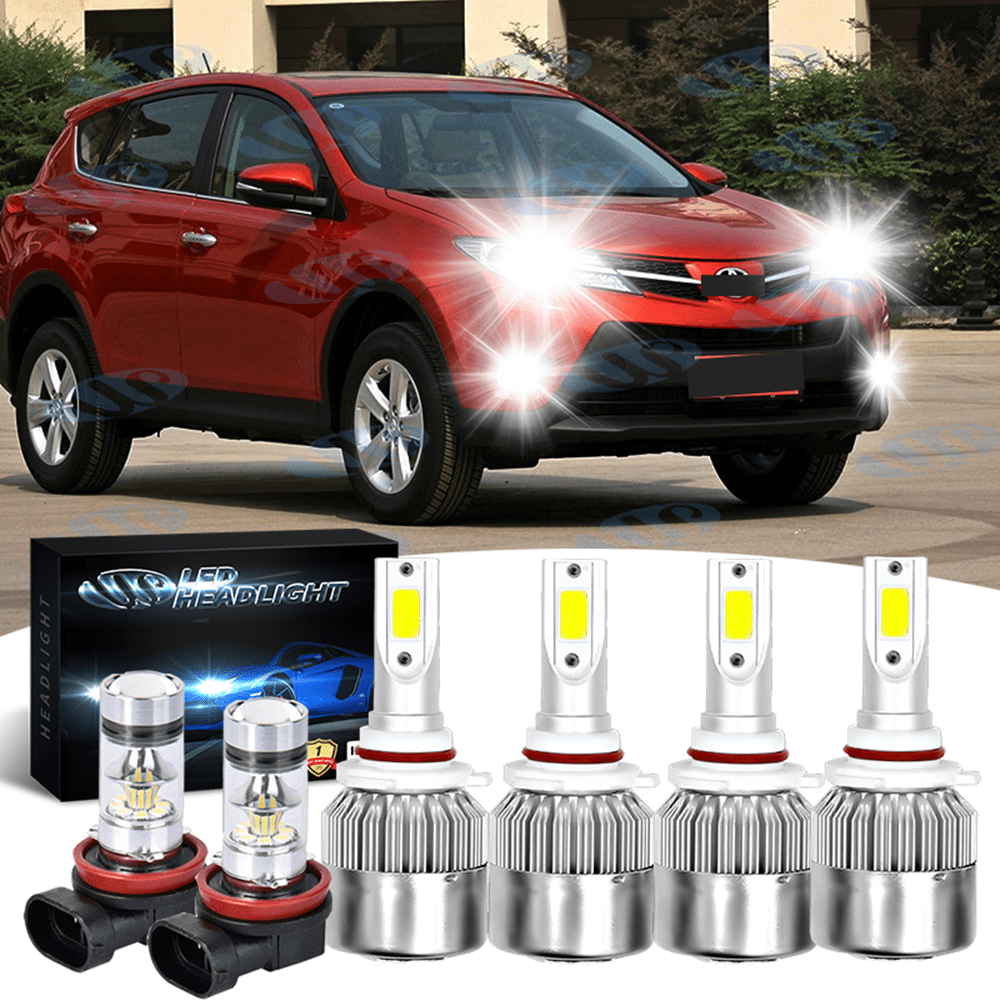 For Toyota Avalon 2013-2017 LED Headlight Hi/Lo Beam + Fog Light Bulbs ...