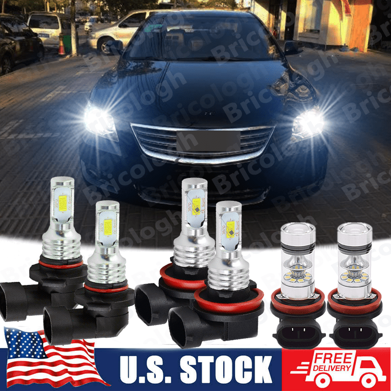 For Toyota Camry 2007-2014 Combo 6500K LED Headlights Hi/Low + Fog ...