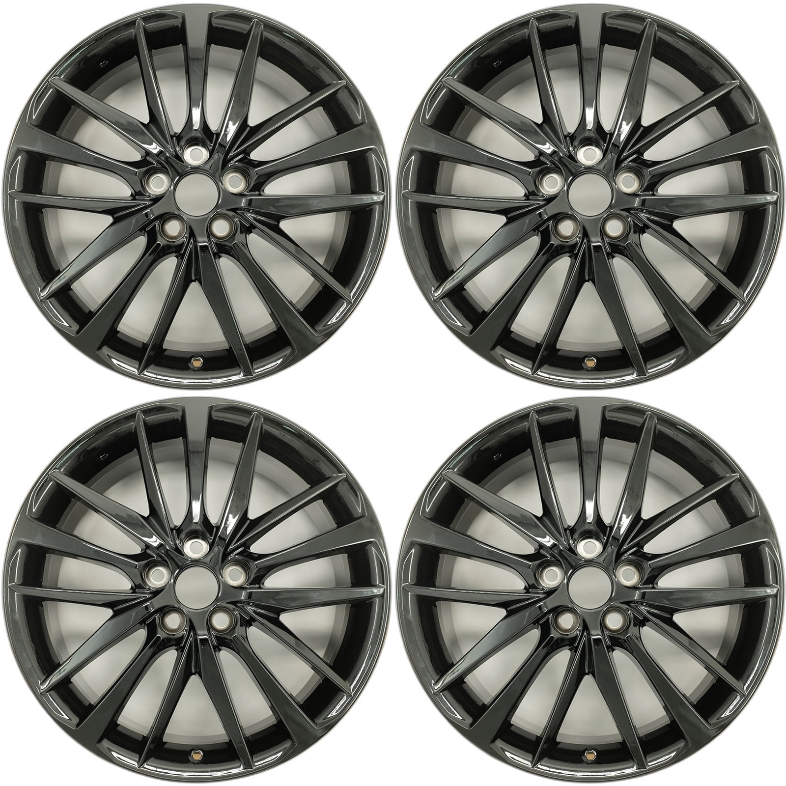 Velospinner Toyota Camry 19x8 Inch Black Aluminum Wheel Rim Set of 4 ...