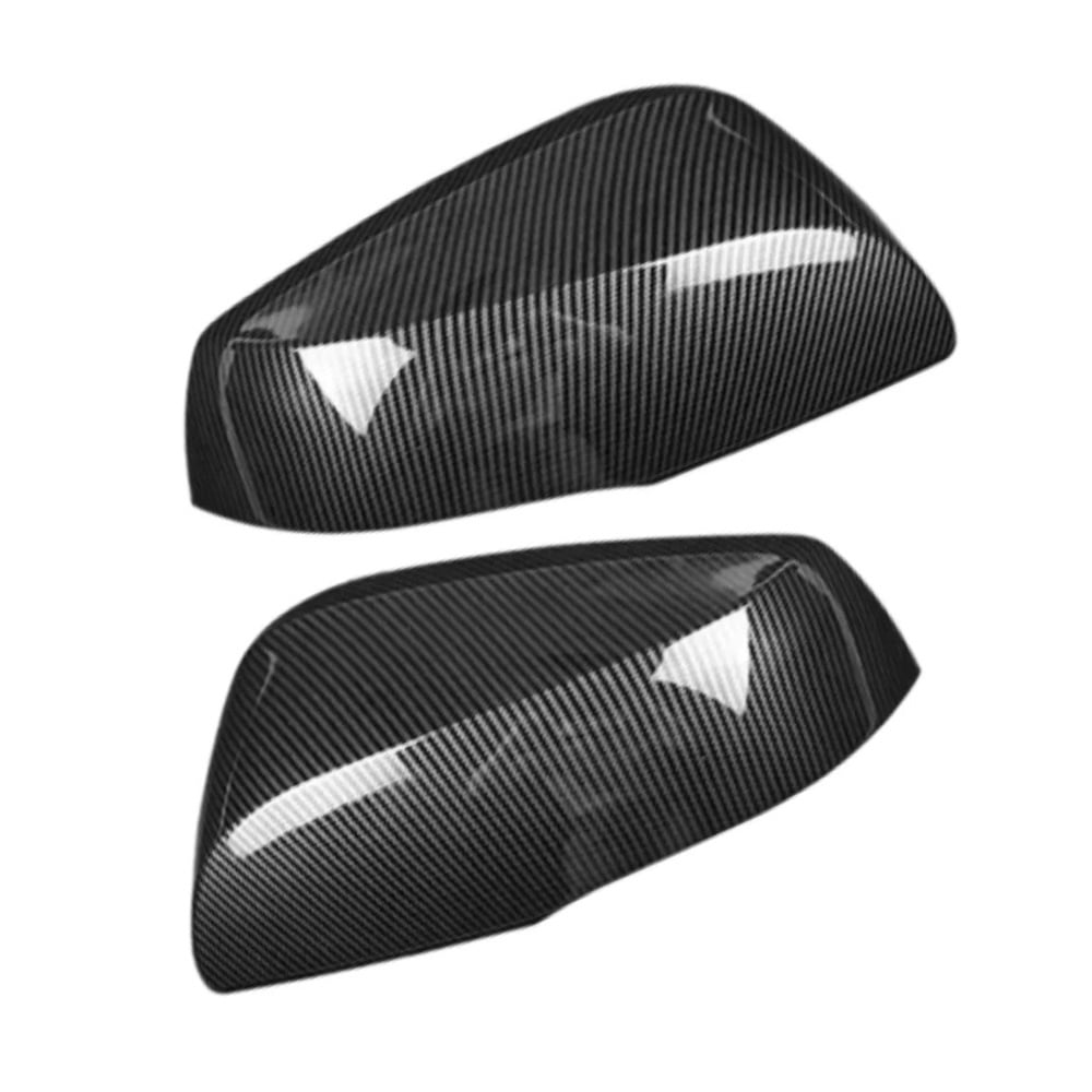 For Toyota Corolla Cross 2022 2023 2024 ABS Carbon Fiber Black Side Wing Rearview Mirror Cover ...