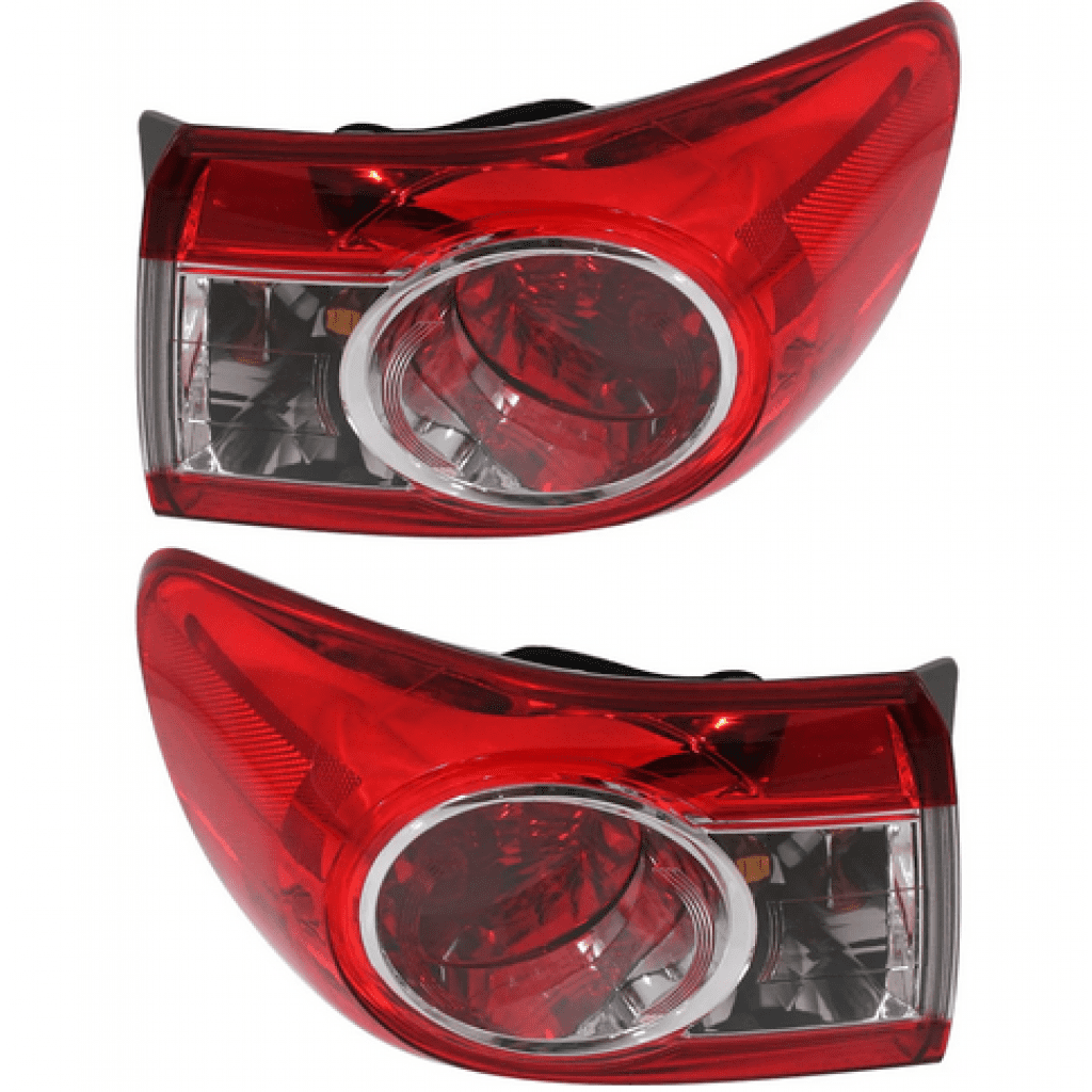 For Toyota Corolla Tail Light Assembly 2011 2012 2013 Pair Driver and ...