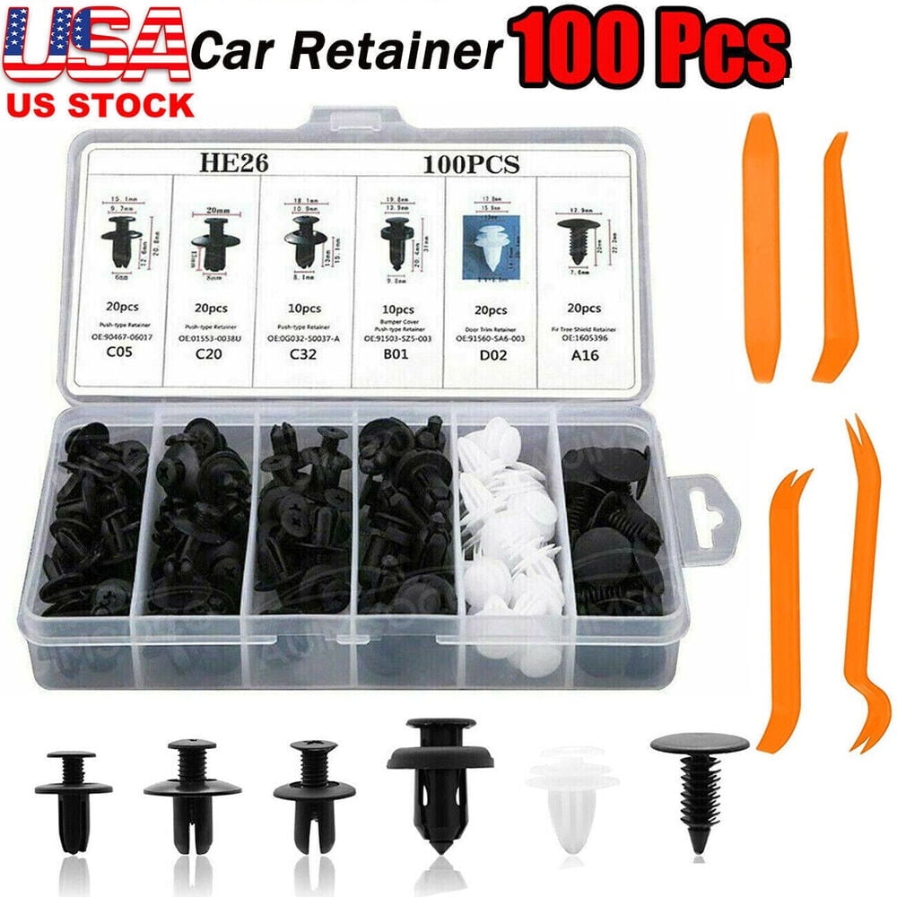 For Toyota Fixing Fastener Kit Bumper Fender Liner Push Type Retainer ...