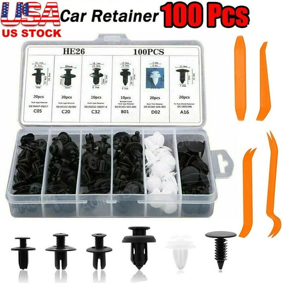 For Toyota Fixing Fastener Kit Bumper Fender Liner Push Type Retainer ...