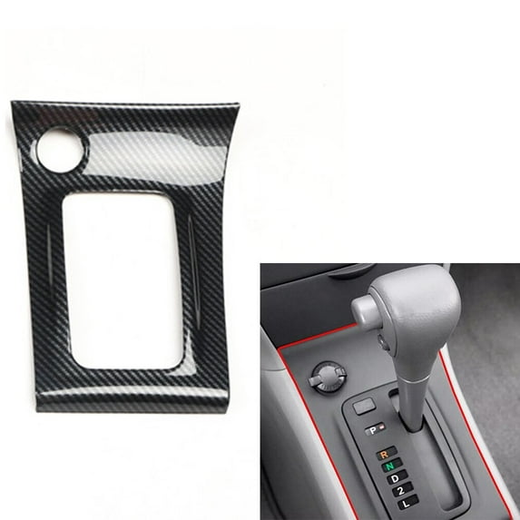 For Toyota For Corolla 2003-08 Carbon Fiber Center Console Gear Shift Frame Trim - Walmart.com