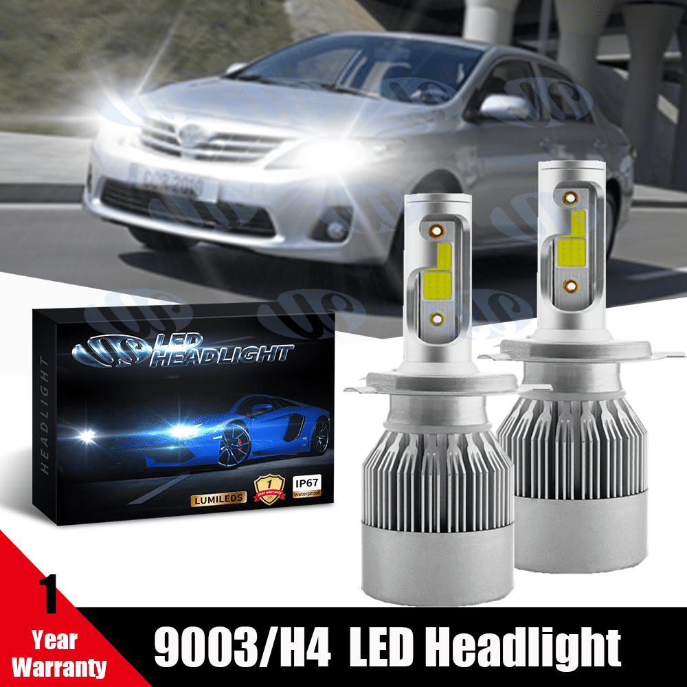 For Toyota HIGHLANDER 2008-2010-2x 6000K White LED Headlight Bulbs High ...