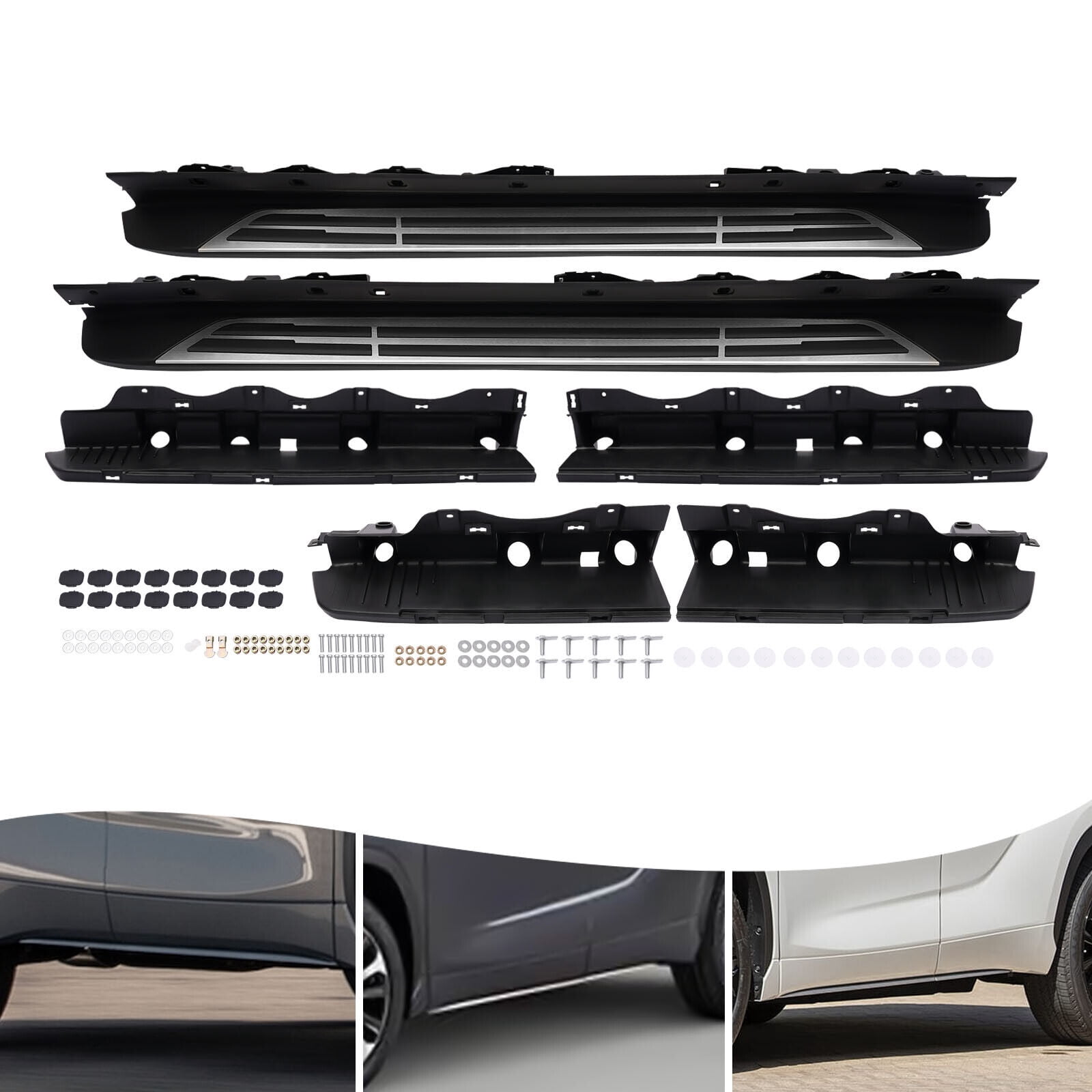 For Toyota Highlander 20-23 Running Boards Side Pair Steps RH+LH High ...