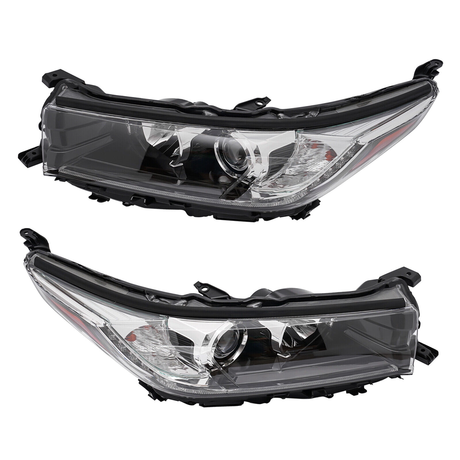 For Toyota Highlander 2017 2018 2019 w/ LED DRL Projector Headlights ...