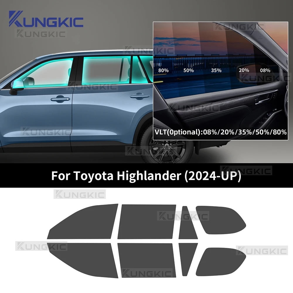 For Toyota Highlander 2024 2025 Pre-Cut Easy Install Car Window Tint ...