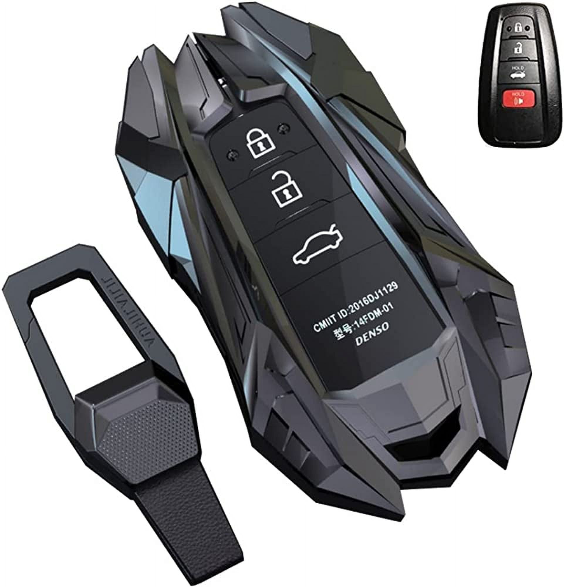 For Toyota Key Fob Cover,Metal Key Fob Case for Toyota Camry RAV4 ...