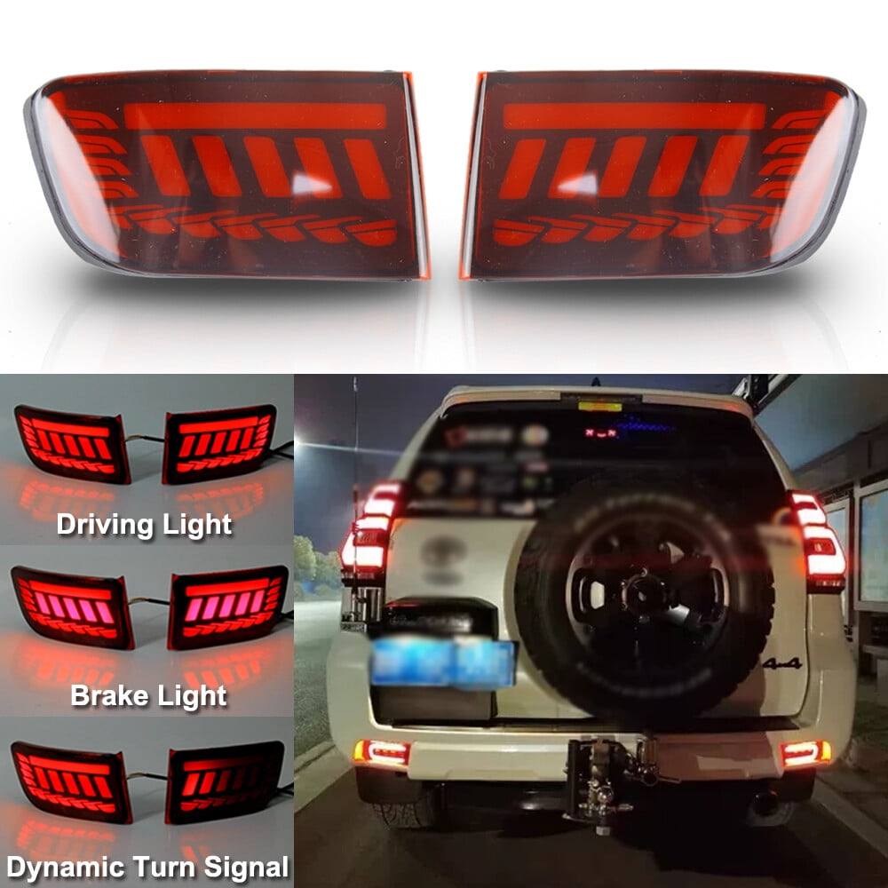 For Toyota Land Cruiser Prado 2002 2003-2009 Rear Bumper Brake Light ...