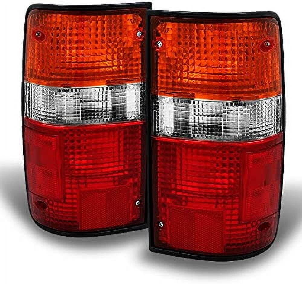 - For Toyota Pickup Truck 2WD/4WD Red Clear Rear Tail Lights Brake ...