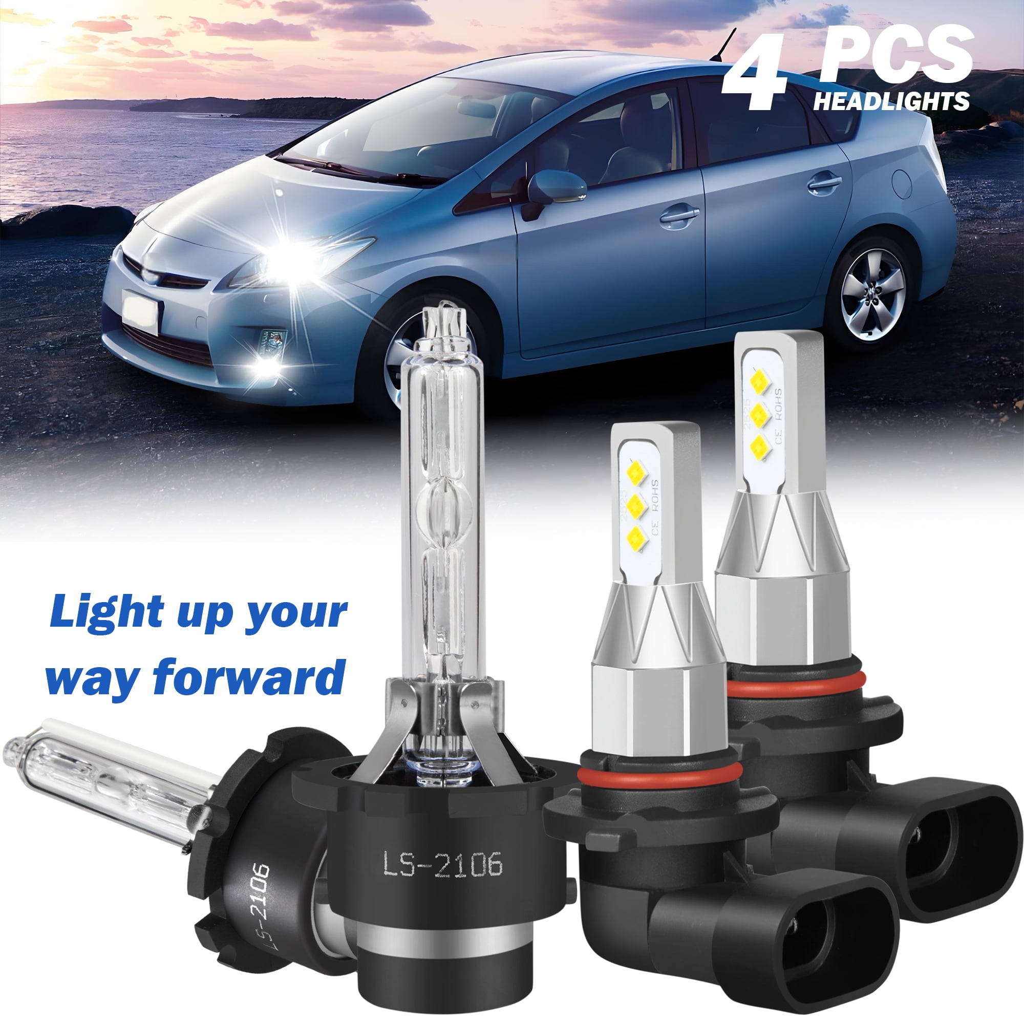 For Toyota Prius 2006-2009 - D4S HID Xenon Headlight Bulb Hi Lo Beam ...