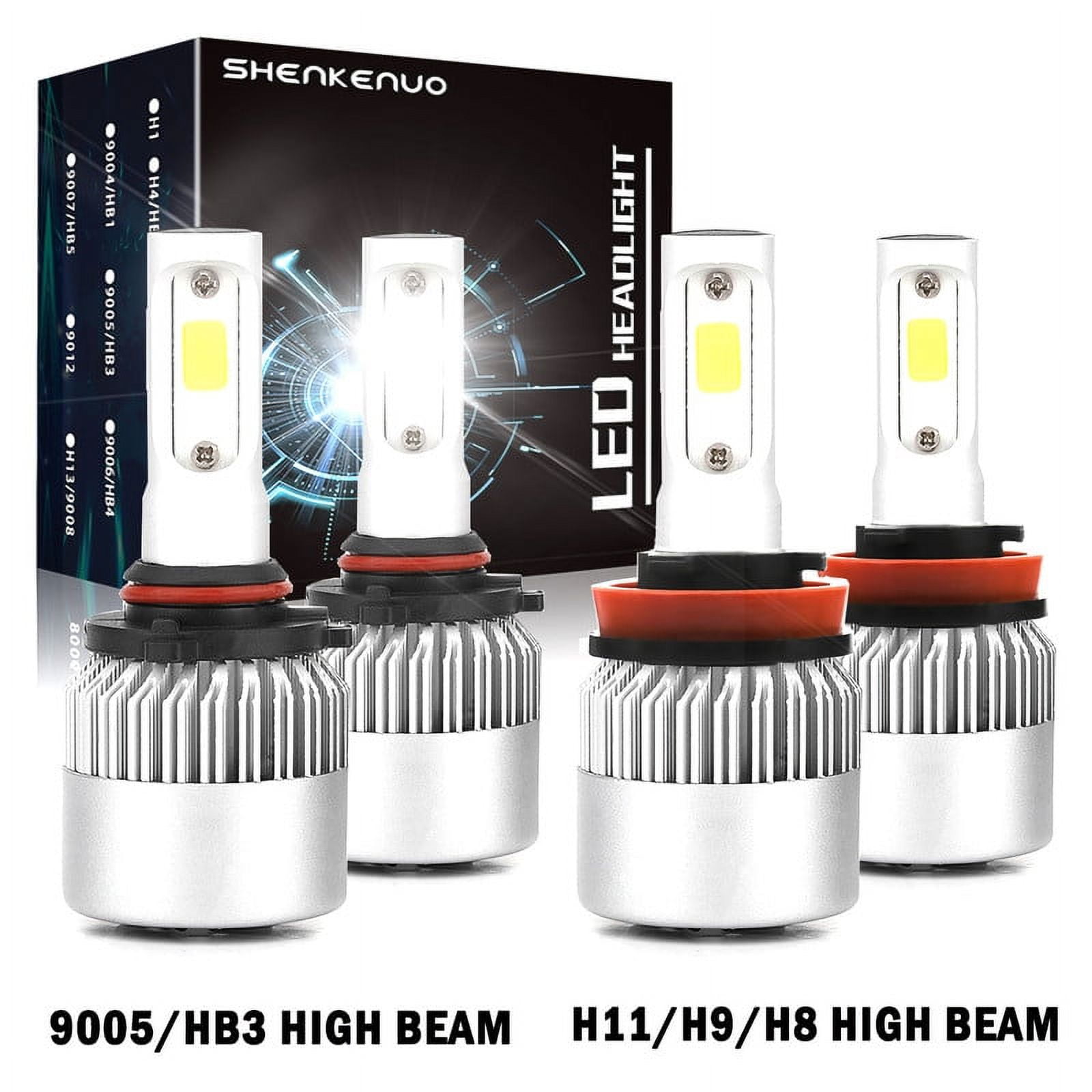 For Toyota Prius 2010 2011 2012 2013 2014 2015 Led Headlight Bulbs 9005 ...
