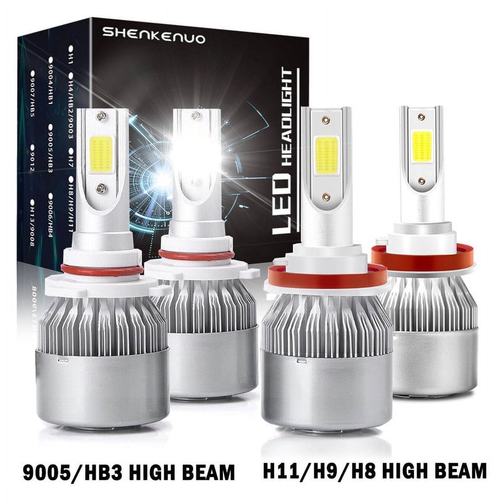 For Toyota Prius 2010 2011 2012 2013 2014 2015 Led Headlight Bulbs 9005 ...