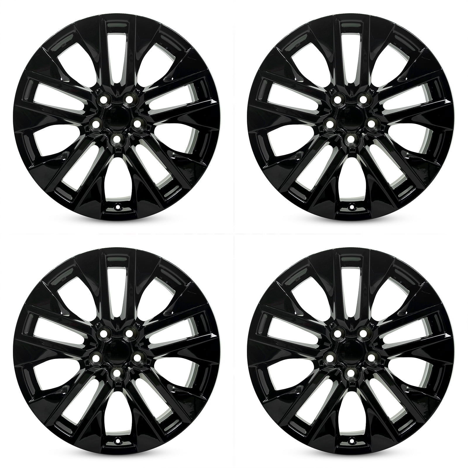 For Toyota RAV 4 OEM Design Wheel 19" 2019-2023 19x7.5 GLOSS BLACK Set ...