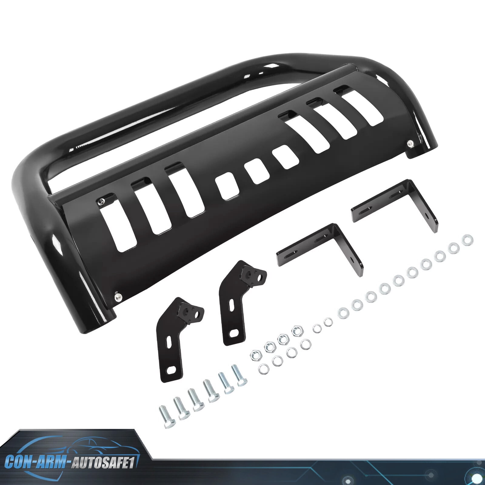 For Toyota RAV 4/RAV4 2017-2018 Black 3" Bull Bar Push Bumper Grille ...