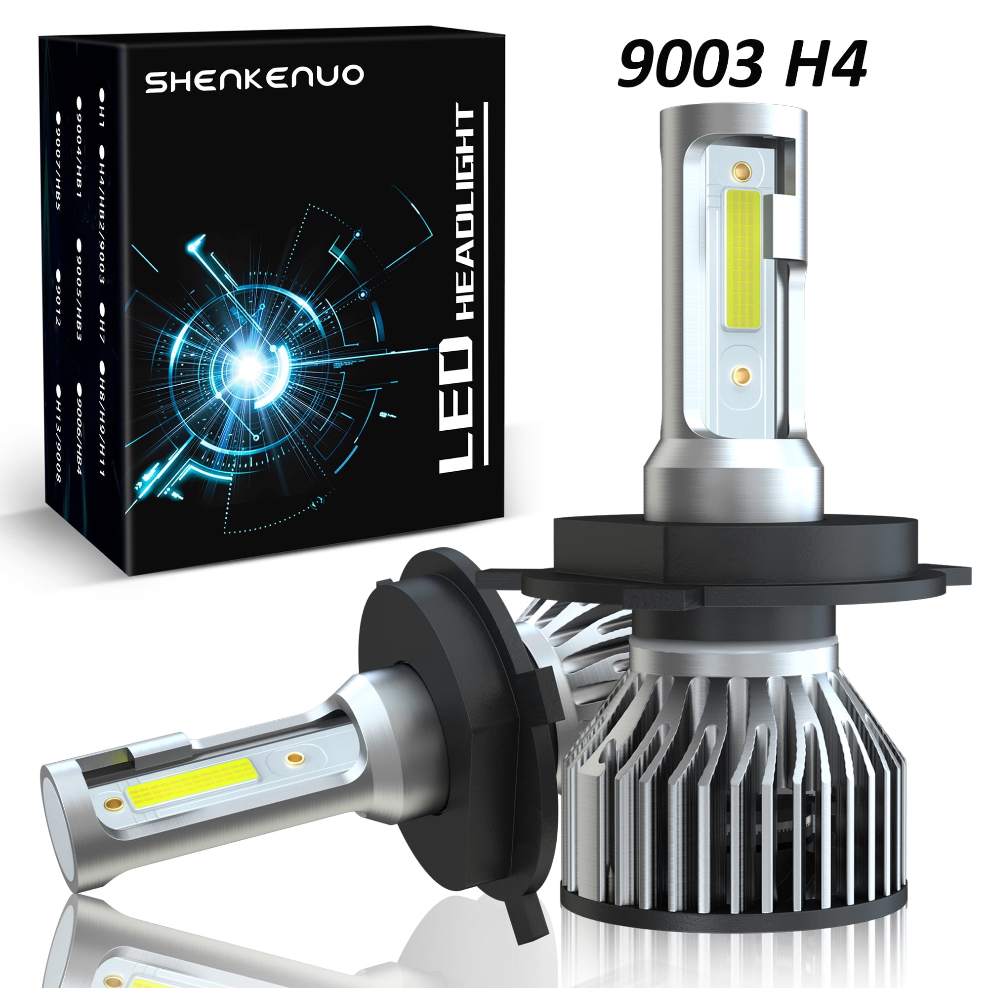For Toyota RAV4 2001 2002 2003 2004 2005 LED Headlight Bulbs 9003 H4 ...