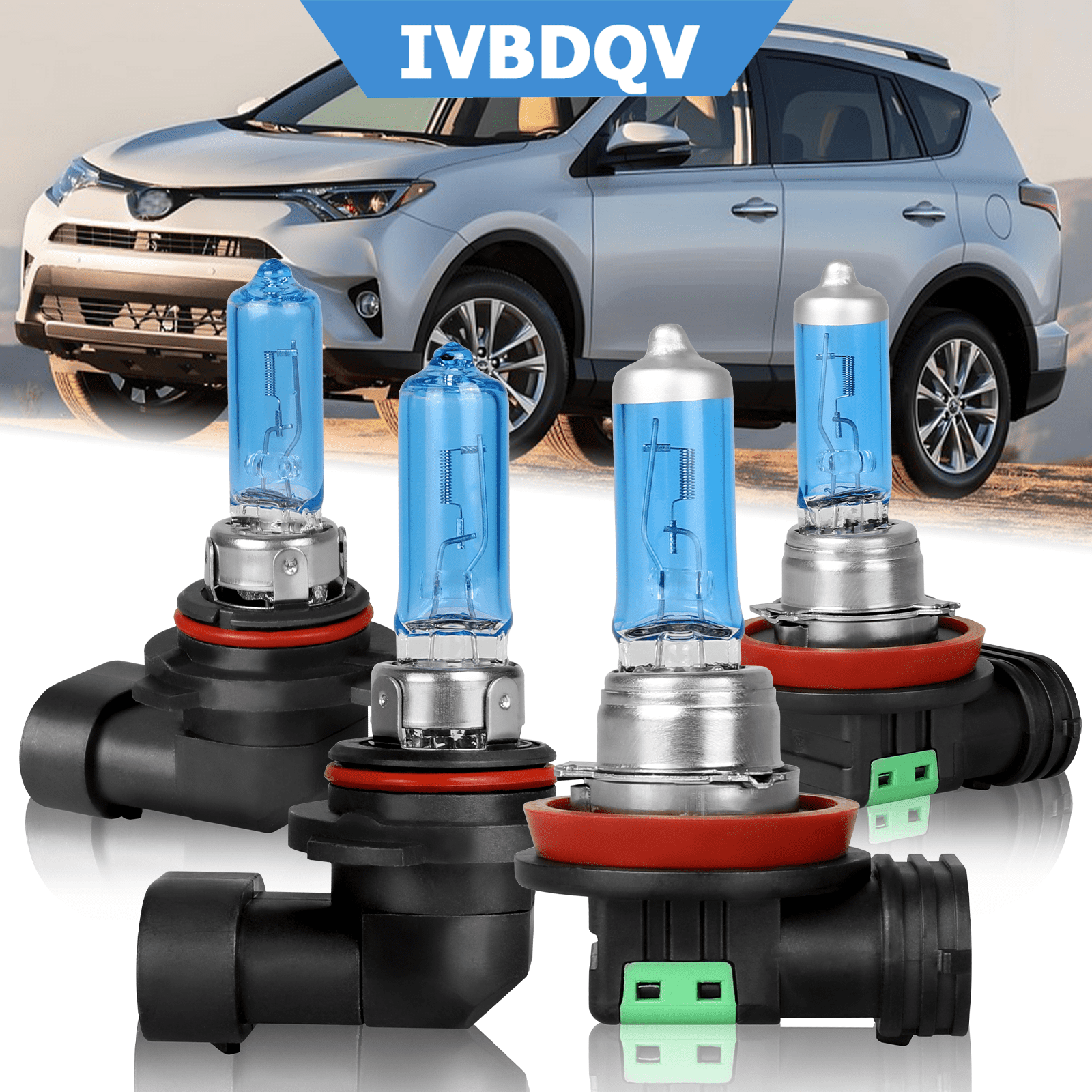 For Toyota RAV4 2016 2017 2018 Halogen Headlight Bulb High/Low Beam Fog ...
