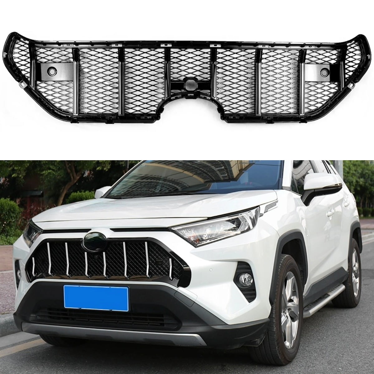 For Toyota RAV4 2020-2024 Body Kit Car Racing Grills Car Grille Front ...