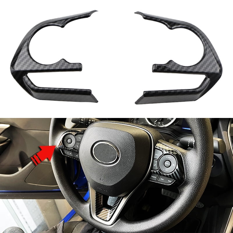 For Toyota RAV4 Car Steering Wheel Button Panel Cover RAV 4 Corolla ...